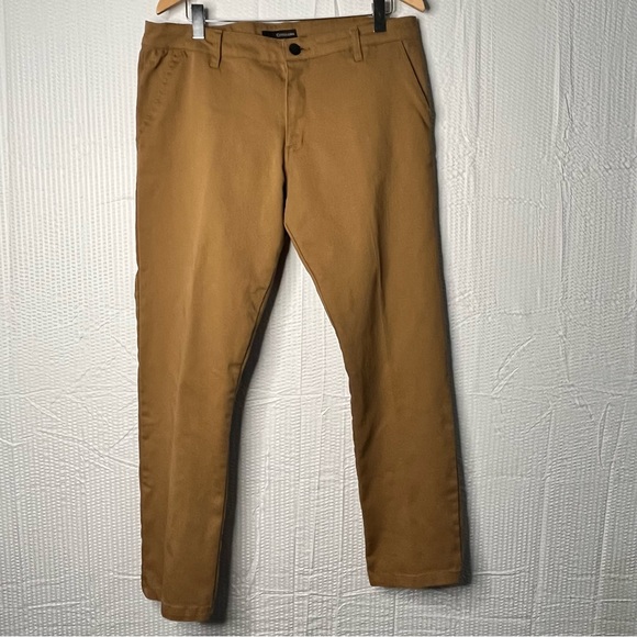 Fried-Denim | Pants | Frieddenim Tanbrown Cottonpolyesterspandex Pants ...